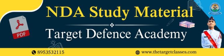 NDA Study Material PDF | Maths, English and GAT Notes - Target Defence ...