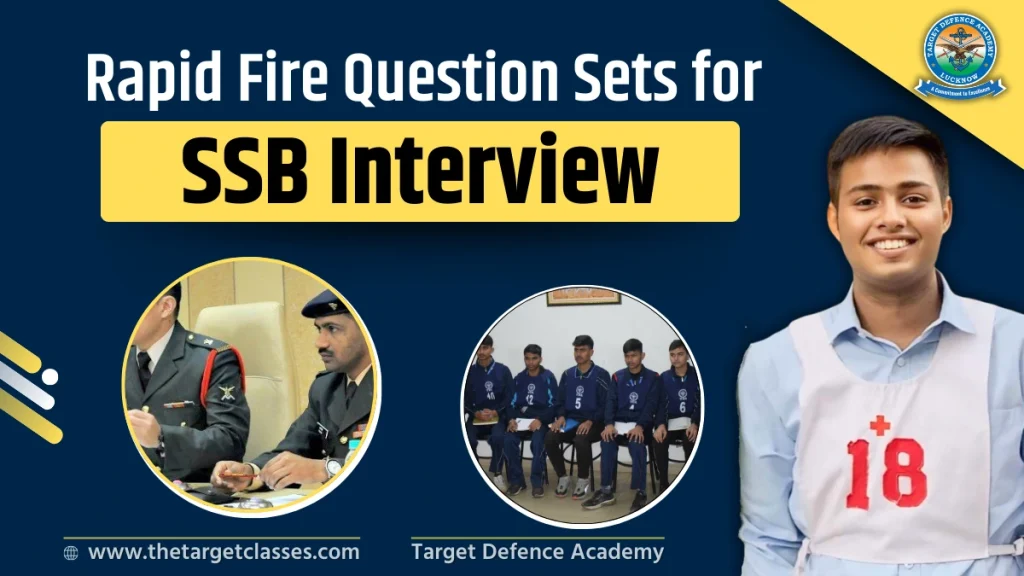 Rapid Fire Question Sets for SSB Interview – Most Common Questions ...