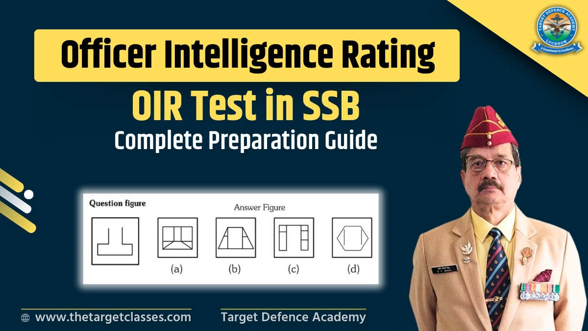Officer Intelligence Rating (OIR) Test in SSB - Complete Preparation ...