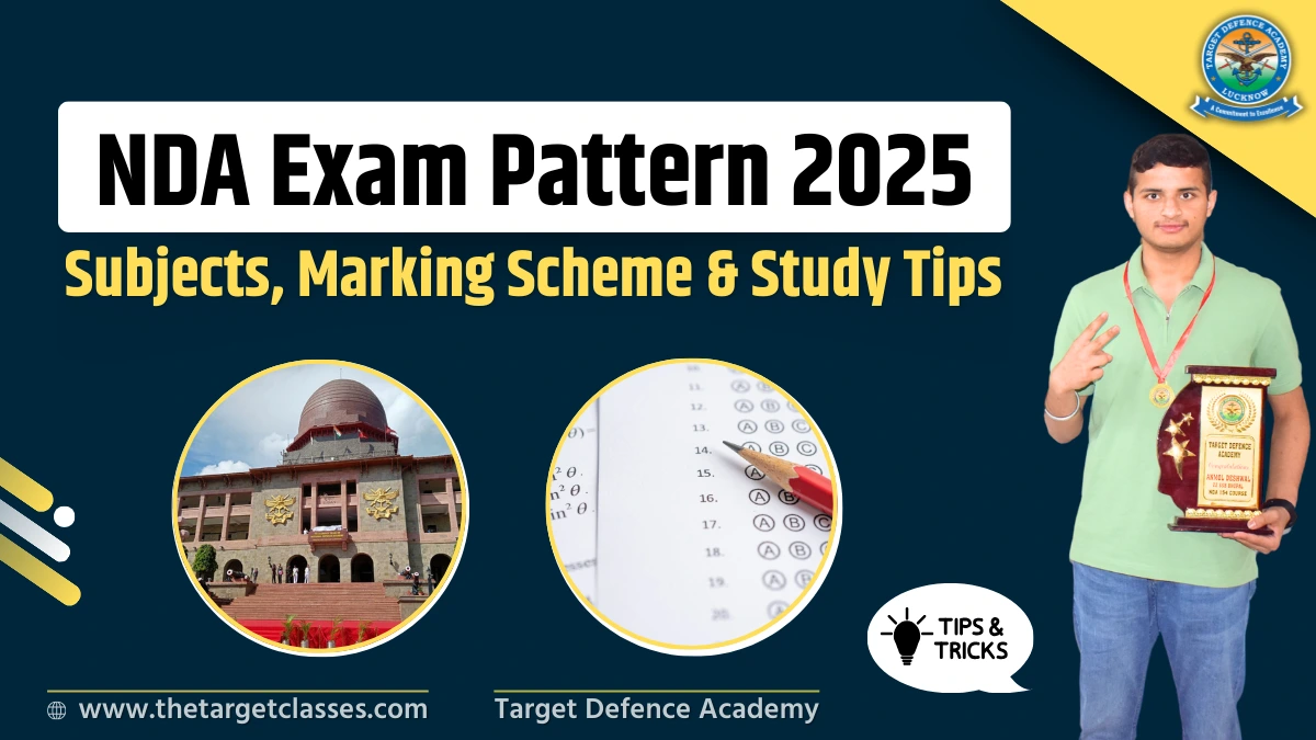 NDA Exam Pattern 2025: Subjects, Marking Scheme & Study Tips - Target ...