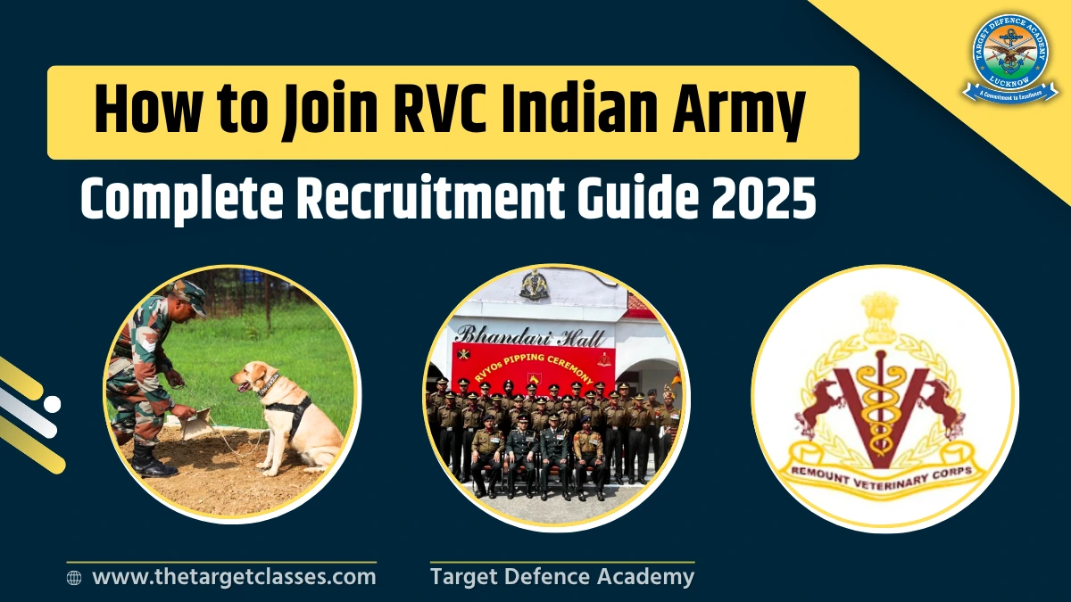 How to Join RVC Indian Army – Complete Recruitment Guide 2025 - Target ...