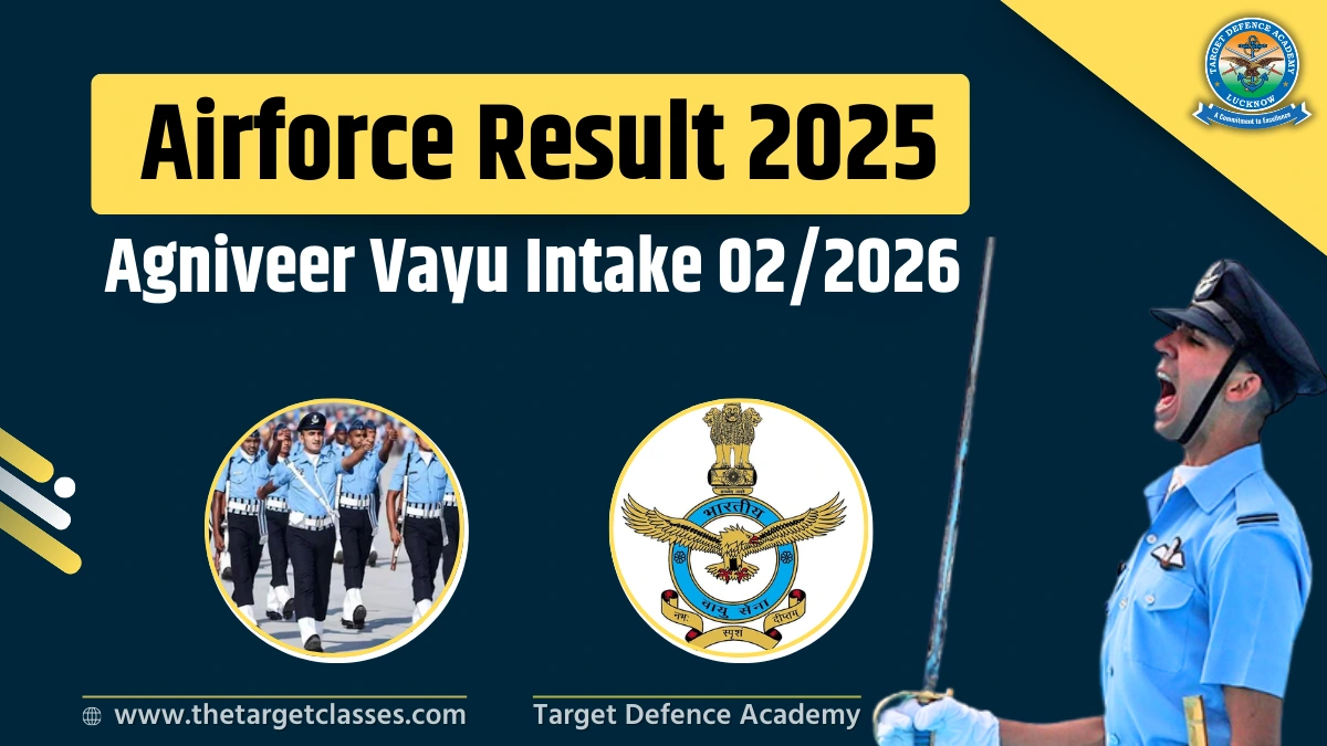 Airforce Result 2026: Agniveer Vayu Intake 02/2026 Result Out - Target ...