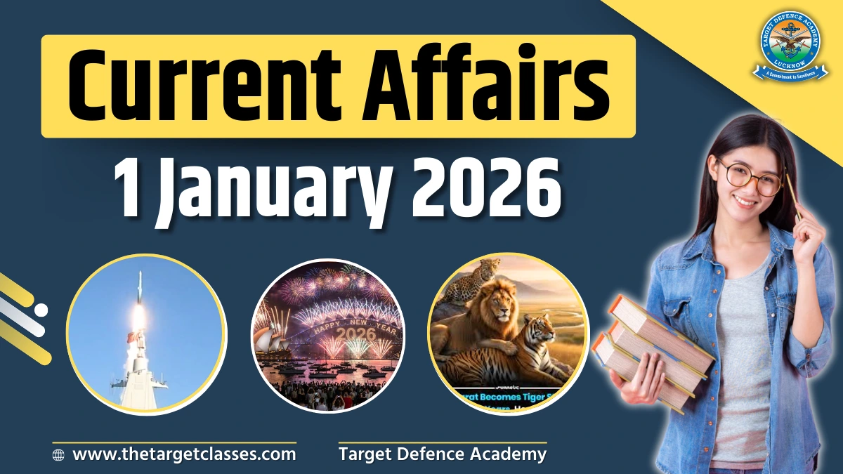 Current Affairs 1 January 2026 – Quiz for UPSC, NDA, CDS & AFCAT Exam ...